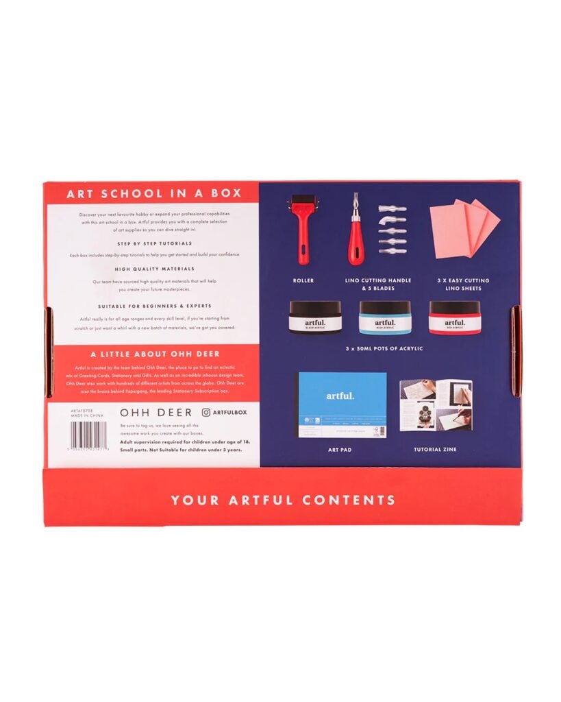 Artful Beginner's Lino Printing Starter Kit – Fun & Easy to Use