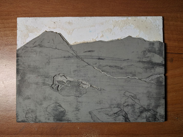 Lino Printing Process Step By Step | Hickman Design