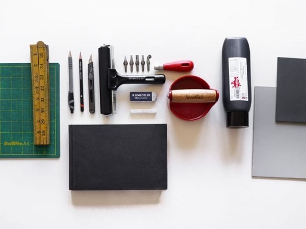 What Is the Best Way to Cut Lino? | How To Carve Your Linocut | Hickman ...