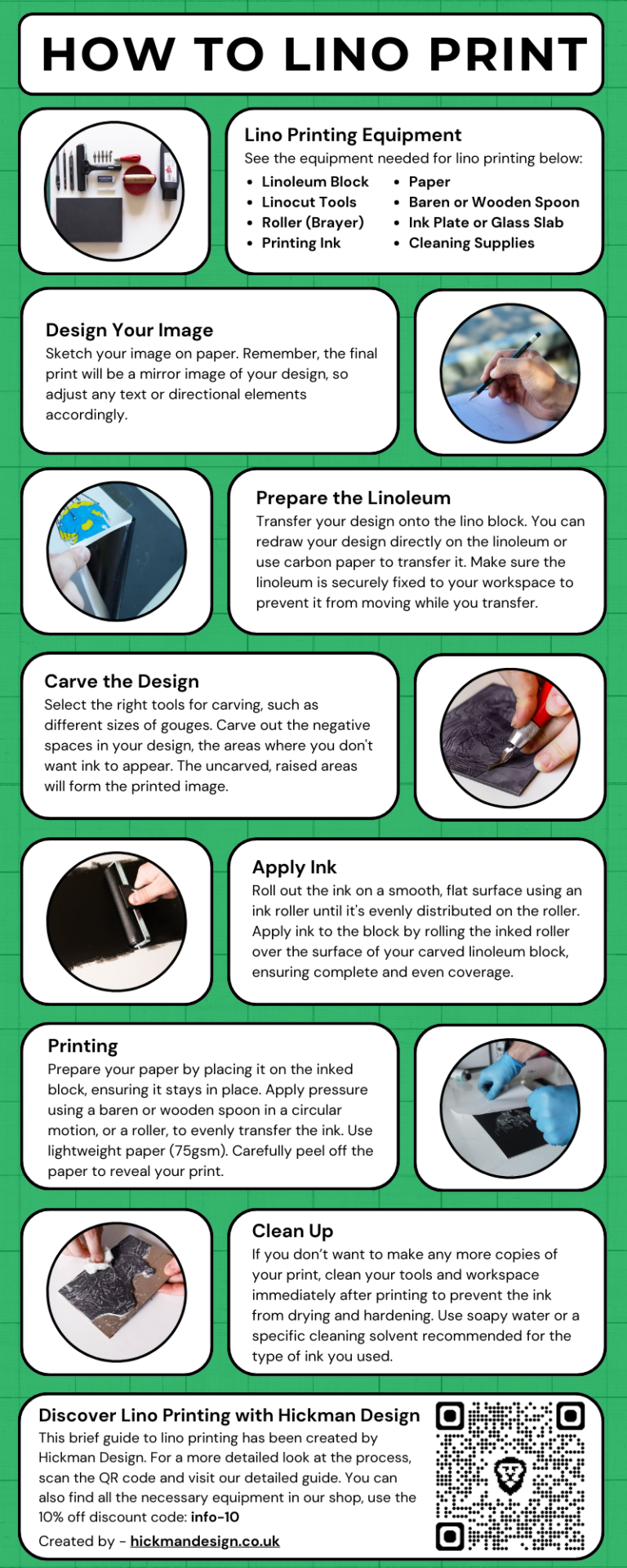 Lino Printing Kit Review 2025 | Linocut Kit | Hickman Design